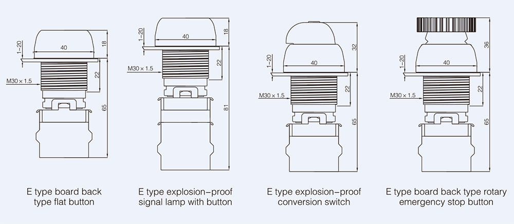 WST-E11ZX IP65 IP66 Emergency Stop Push Button Switch Rotary Explosion-Proof Push Button - Buy ...