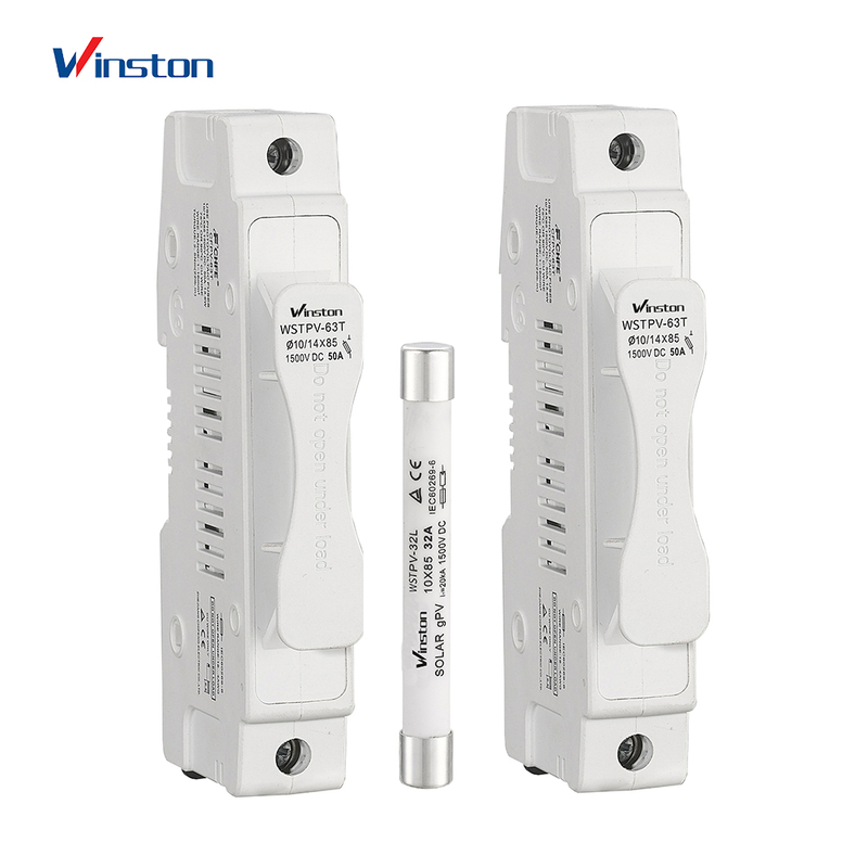 Factory 1500v 50A Solar Power System Dc Voltage Fuse Holder Pv Solar ...