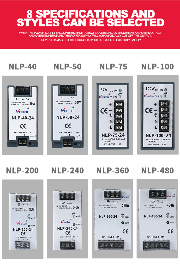 CE NLP-100 12V 24V 4.1A 6.3A SMPS Switching Power Supply - Buy led ...