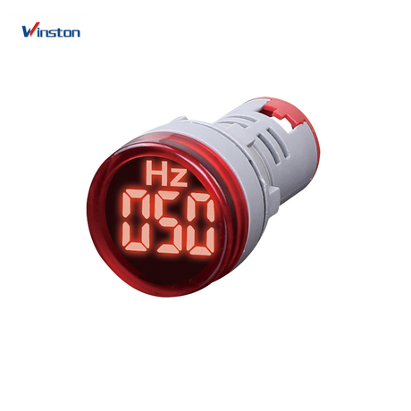 AD16-22Hz 22mm 0 - 99Hz RED Led light Digital Hertz Meter Indicator ...